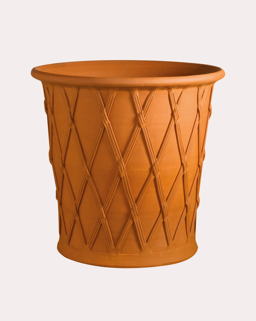 Straight Sided Basket Pot